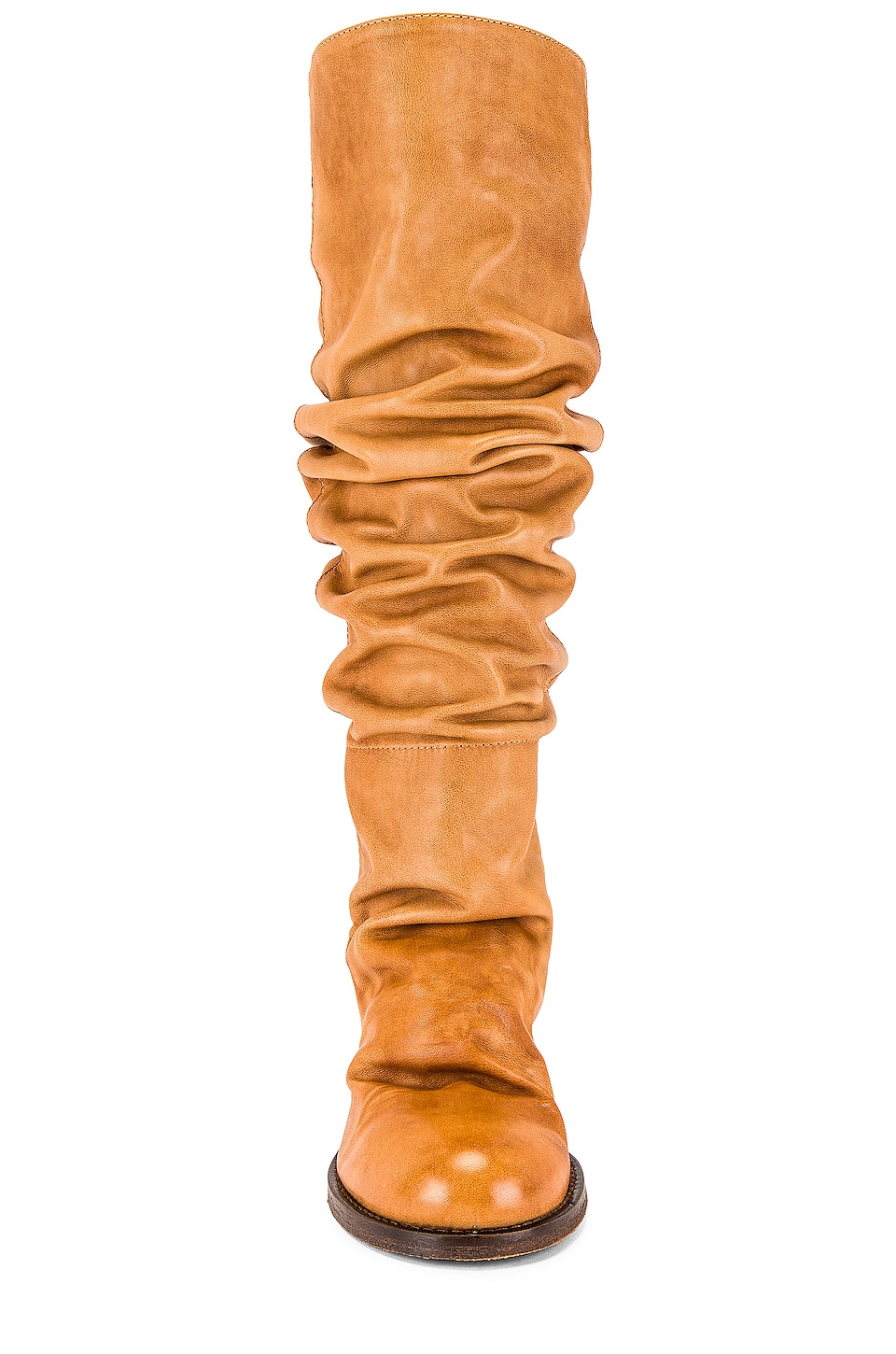 Free People Tall Slouch Boot in Tan | REVOLVE