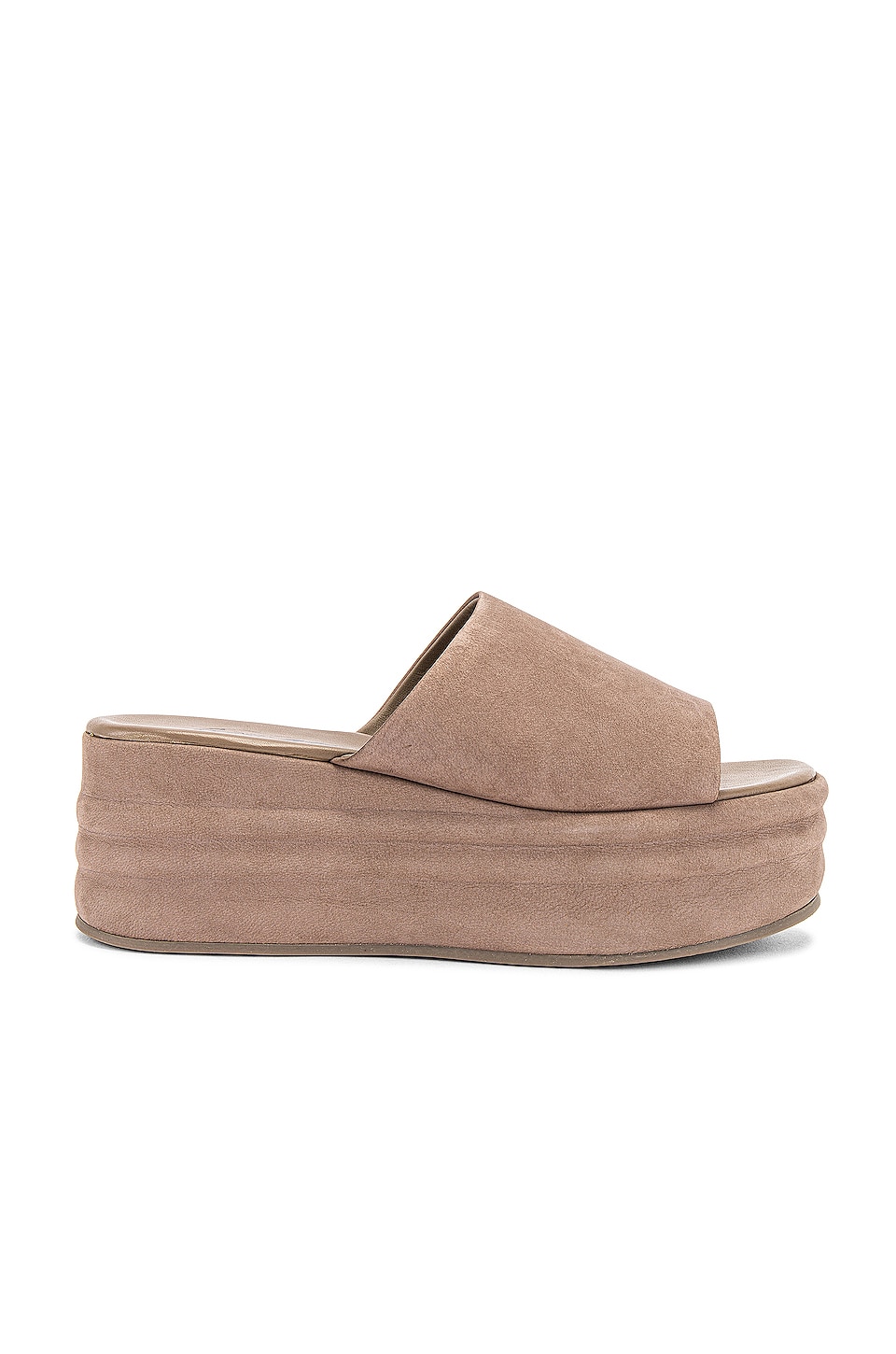 Free People Harbor Flatform Sandal in Fawn Grey | REVOLVE
