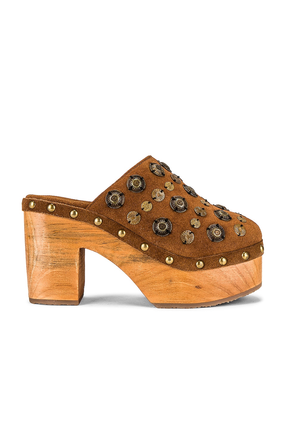 Free People Claudia Clog in Tan | REVOLVE