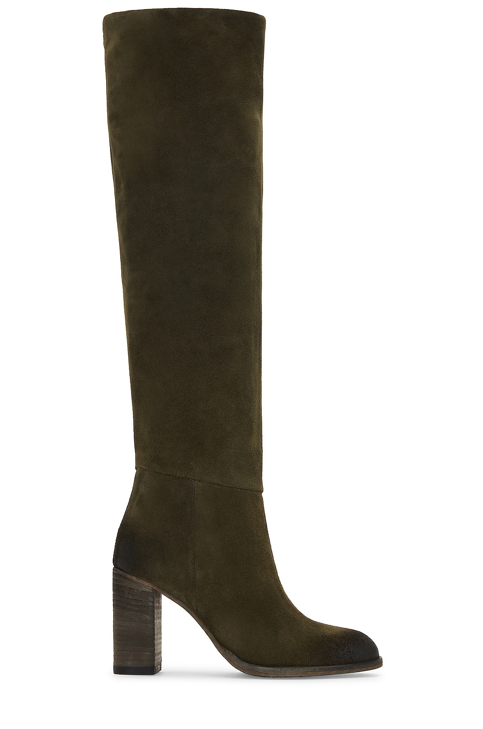 Free People Dakota Tall Boot in Moss Stone | REVOLVE