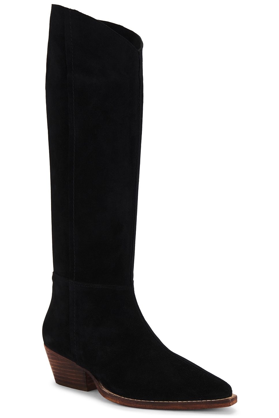 Free People Sway Low Slouch Boot in Black | REVOLVE