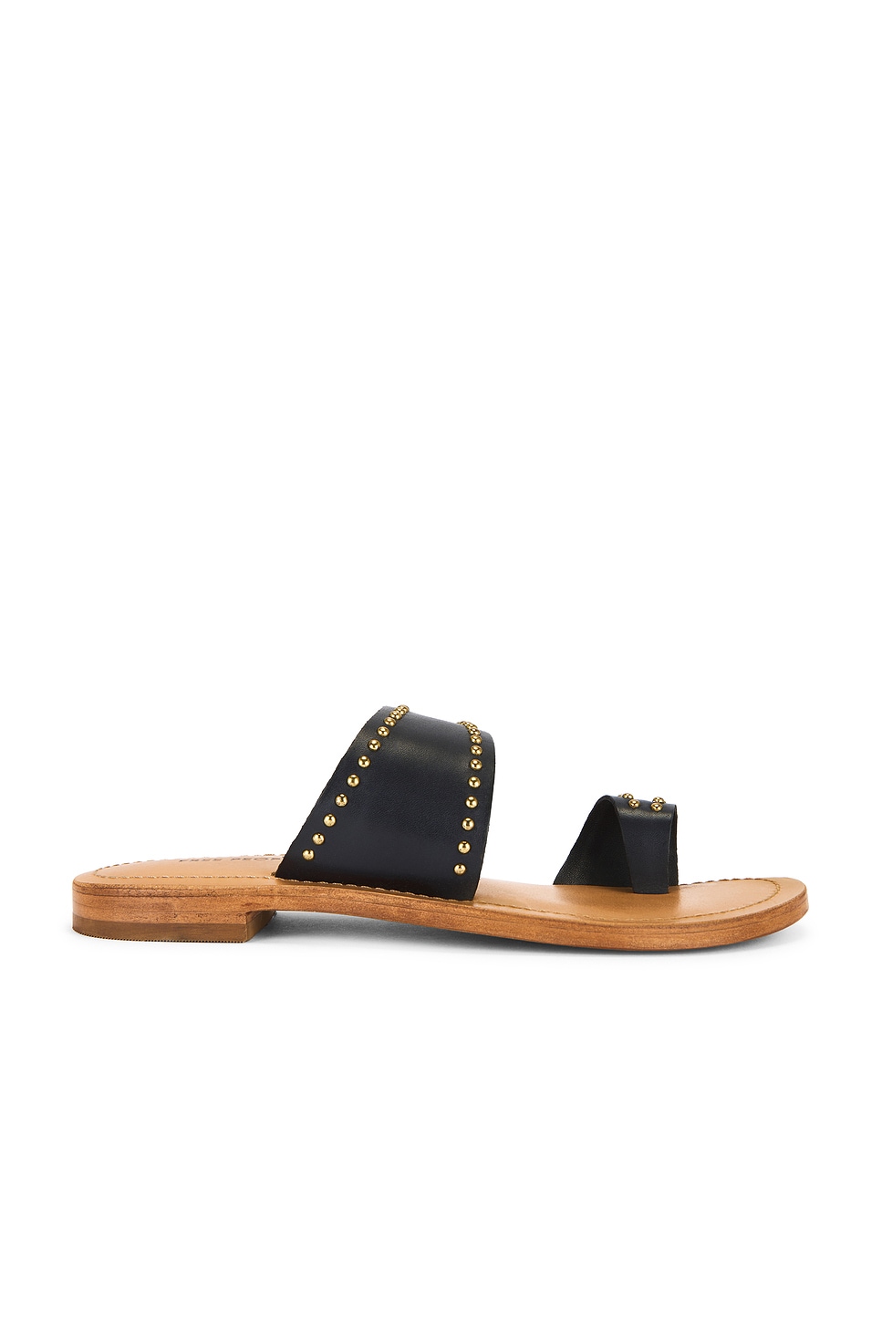 Free People Amelie Tiny Stud Sandal in Black | REVOLVE