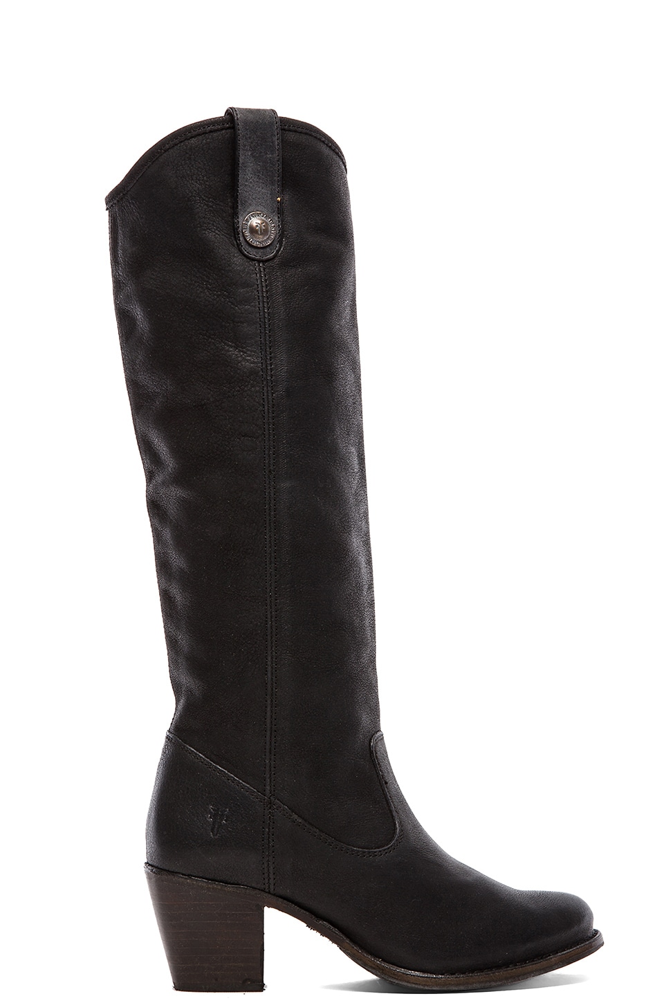 Frye Jackie Button in Black | REVOLVE