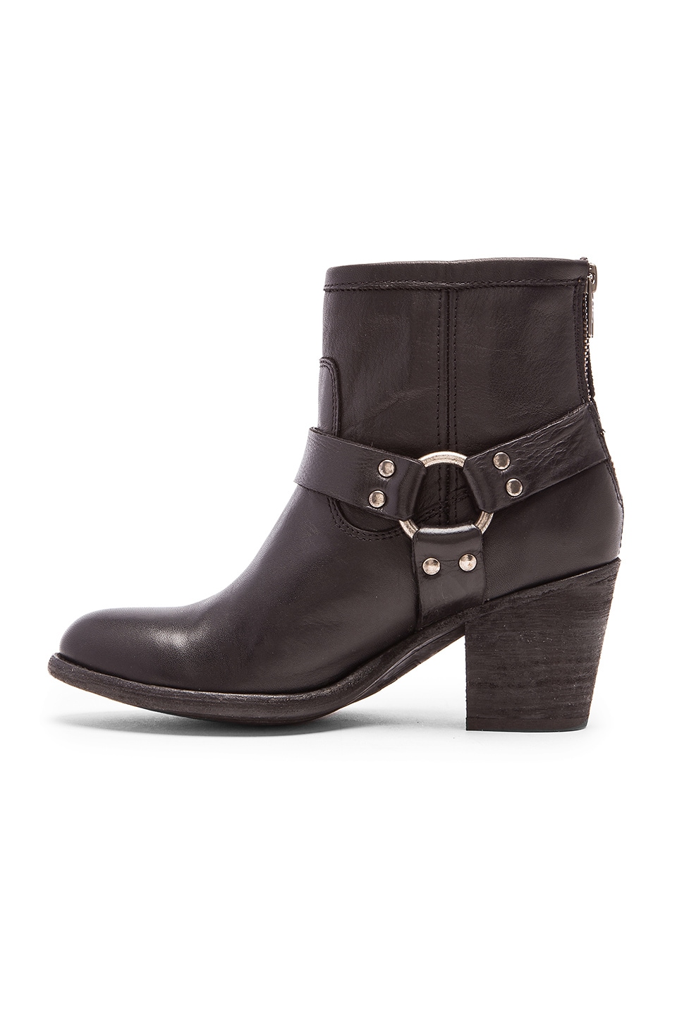 Frye Tabitha Harness Short Boot in Black | REVOLVE