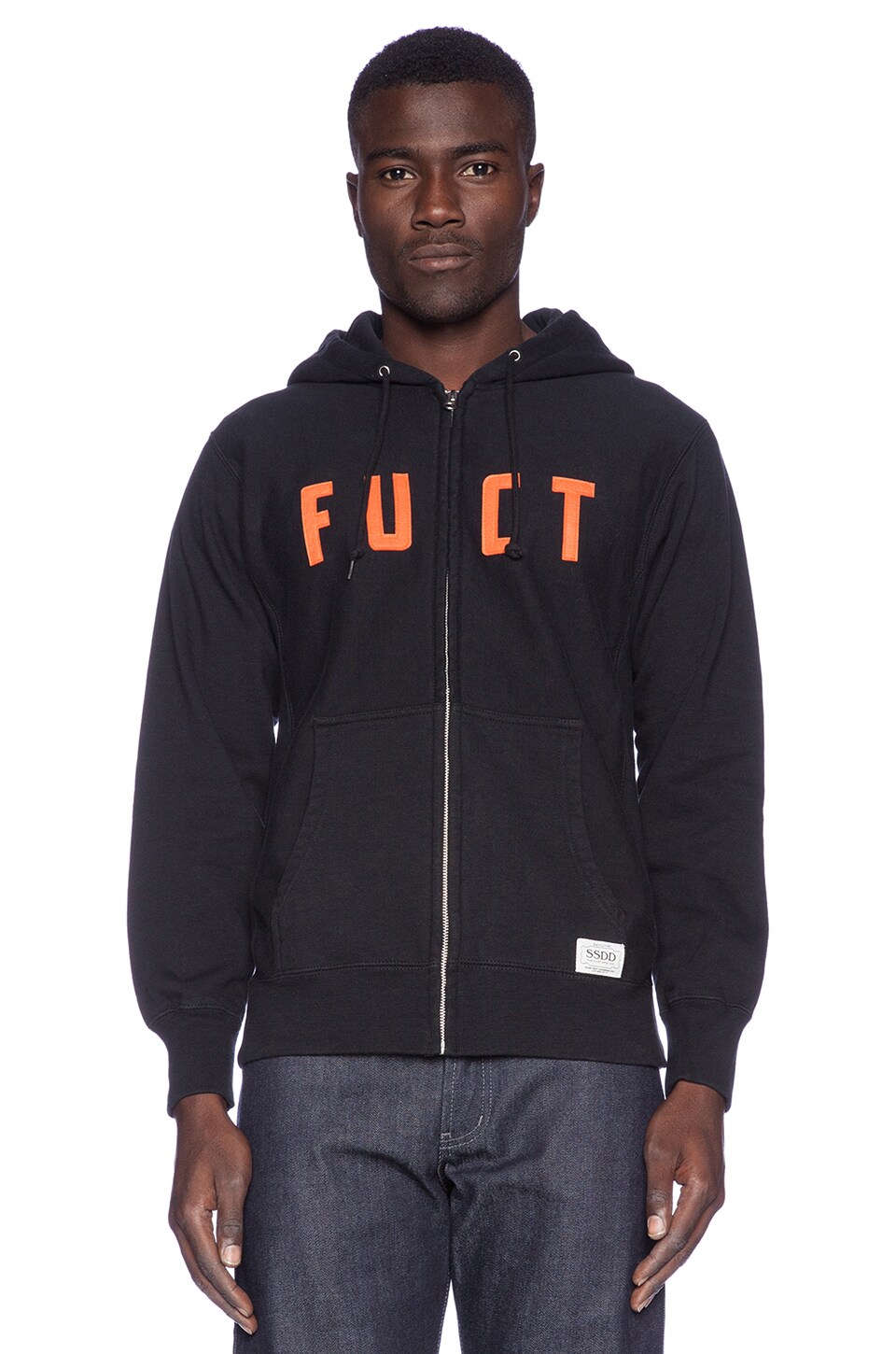 Fuct SSDD Zip Hood in Black | REVOLVE