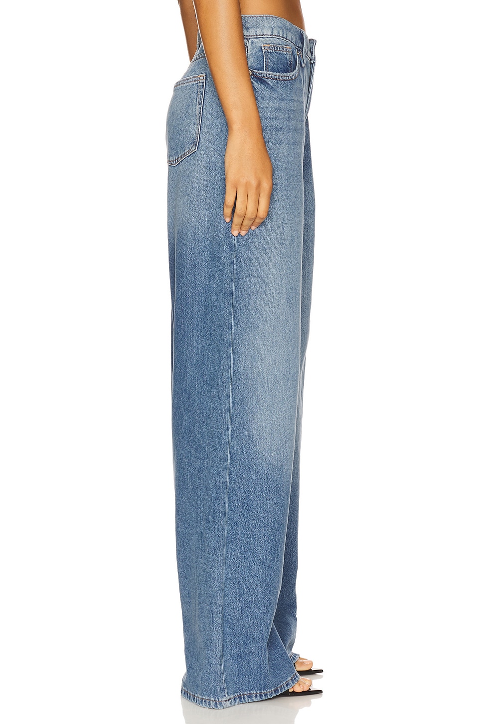 Good American Good Standard Ease Wide Leg in Indigo961 | REVOLVE