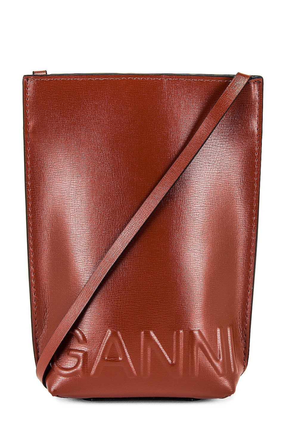 Ganni Crossbody Bag in Madder Brown | REVOLVE