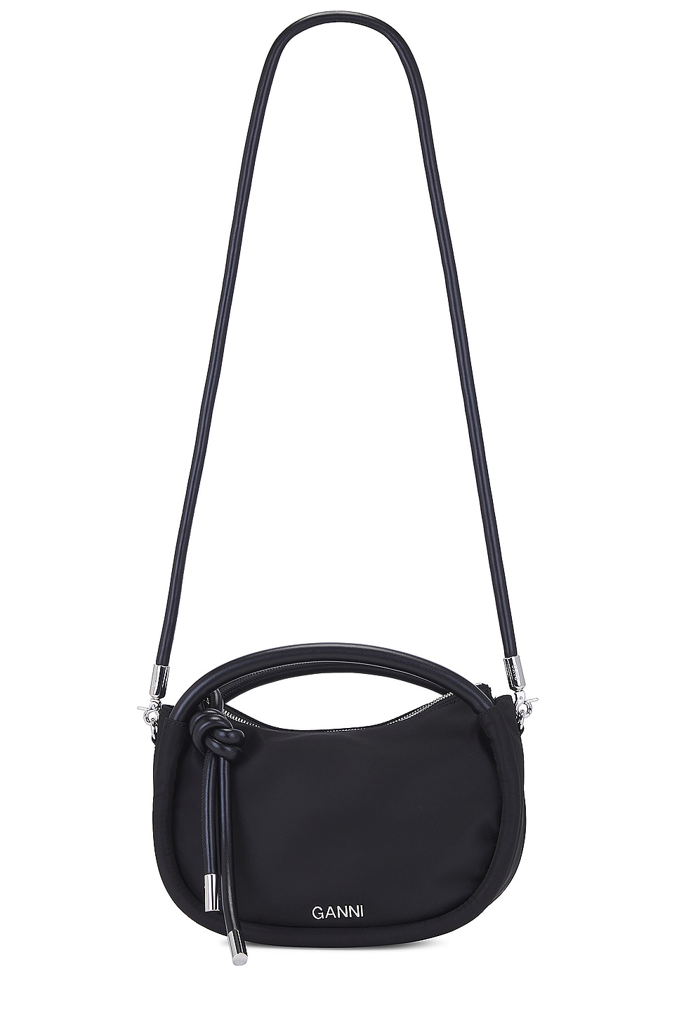 Ganni Knot Mini Bag in Black | REVOLVE