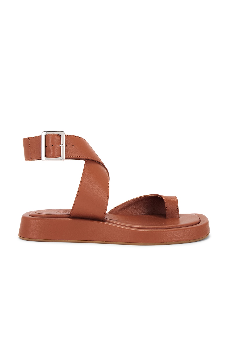GIA BORGHINI x REVOLVE Roxanne Sandal in Brown | REVOLVE
