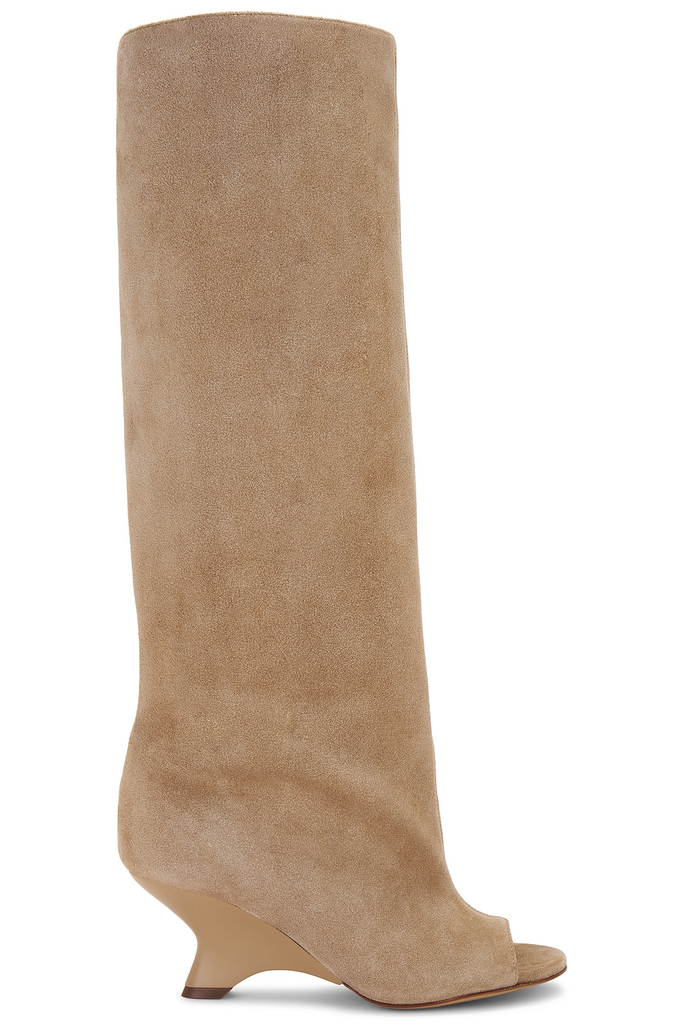 GIA BORGHINI Ninette Suede Boot in Sand | REVOLVE