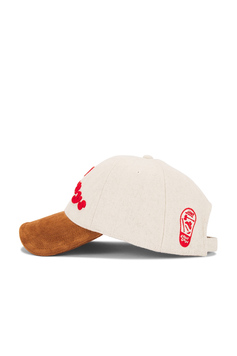 GCDS Good Guys Baseball Hat in Ivory | REVOLVE