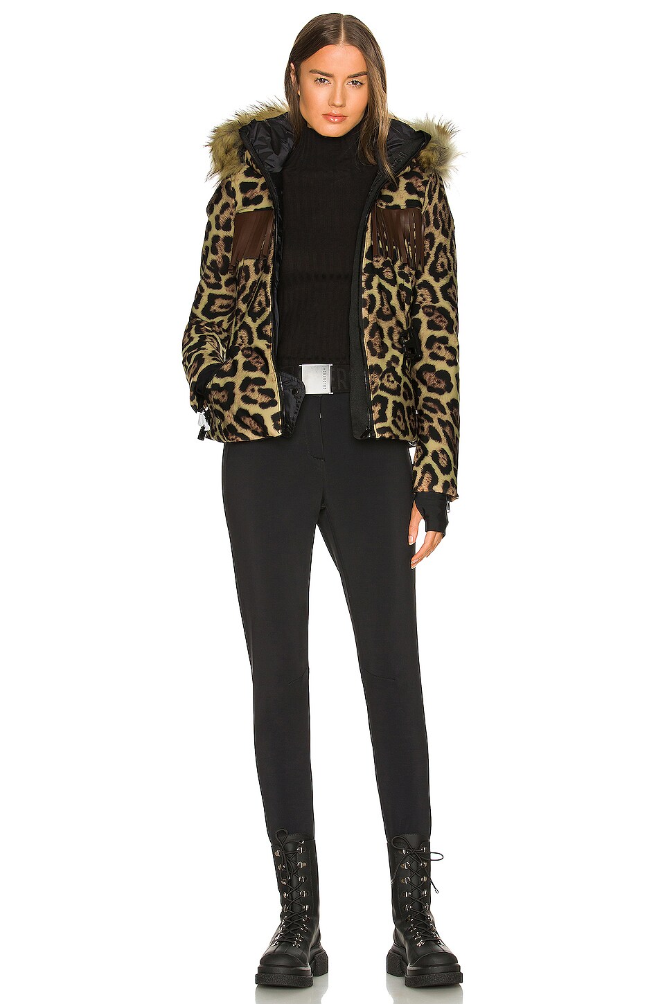 Goldbergh Western Faux Fur Jacket in Jaguar | REVOLVE