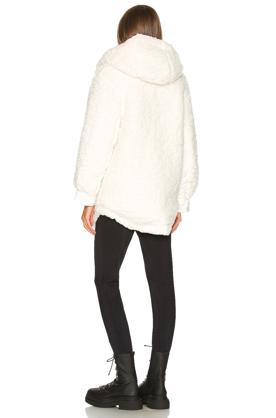 Goldbergh Cocoon Oversized Teddy Jacket in Off White | REVOLVE