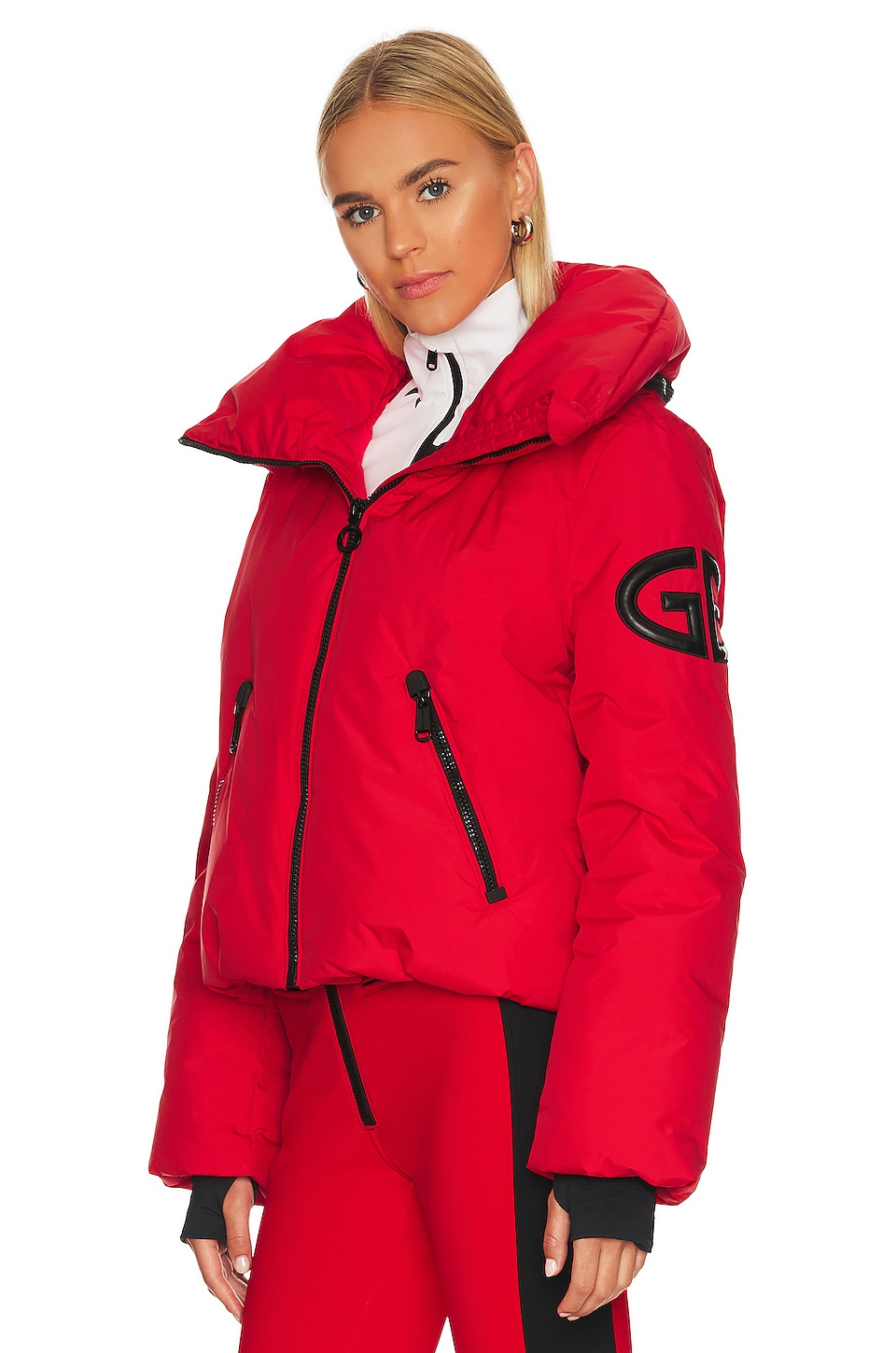 Goldbergh Porter Puffer Jacket in Flame | REVOLVE