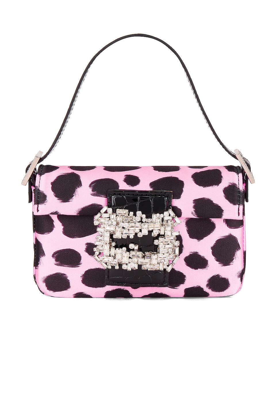 GEDEBE Habibi Shoulder Bag in Leopard Pink | REVOLVE