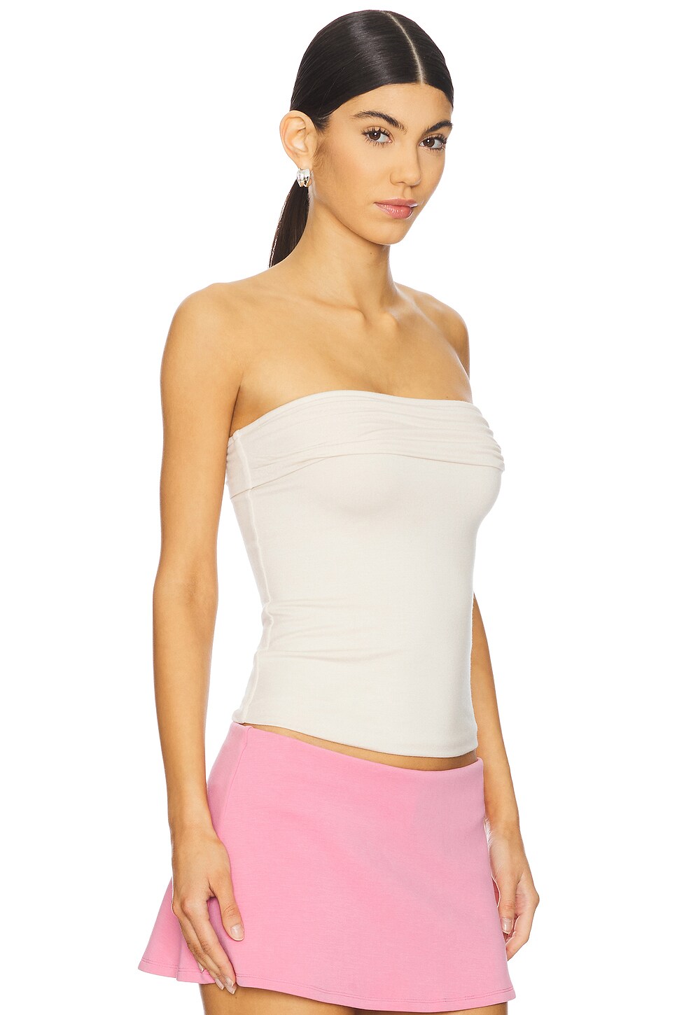 Geel Mila Tube Top in Oat | REVOLVE