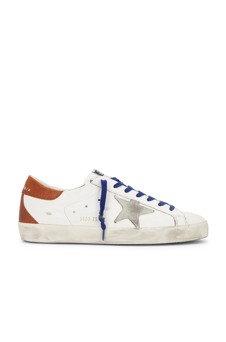 Golden Goose Super Star Sneaker In White, Ice & Brown in White, Ice ...