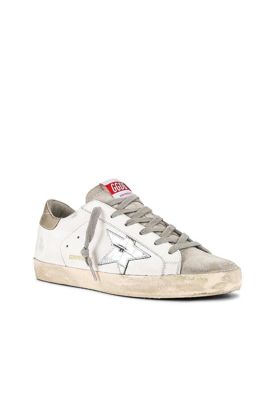 Golden Goose x REVOLVE Superstar Sneaker in White, Ice, & Silver | REVOLVE