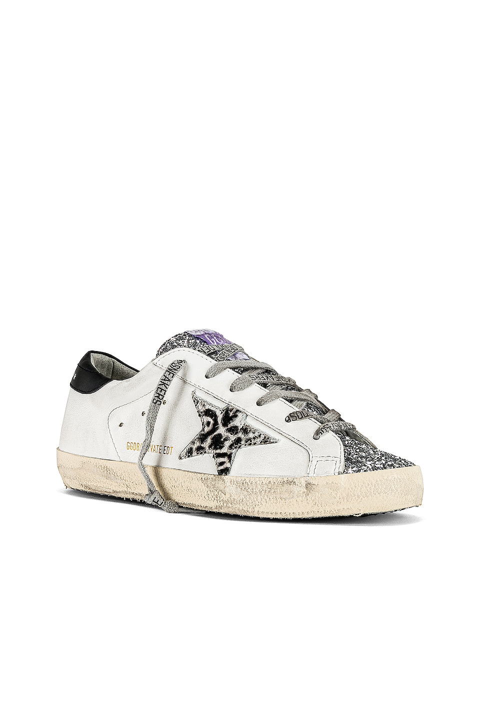Golden Goose x REVOLVE Superstar Sneaker in White, Silver & Black | REVOLVE