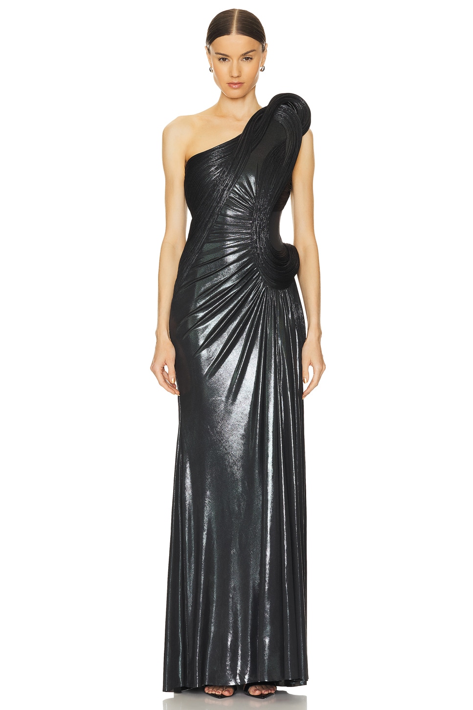 Gaurav Gupta The Sculpted Wave Gown in Graphite | REVOLVE