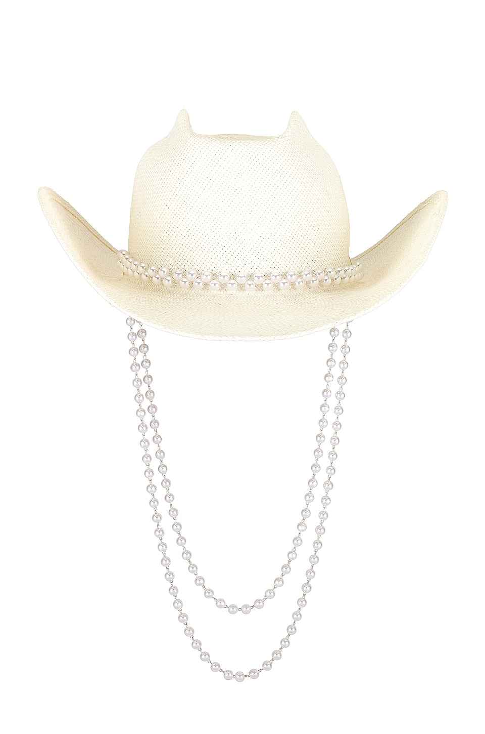 Gladys Tamez Millinery x REVOLVE Pearl Band Cowboy Hat in White | REVOLVE