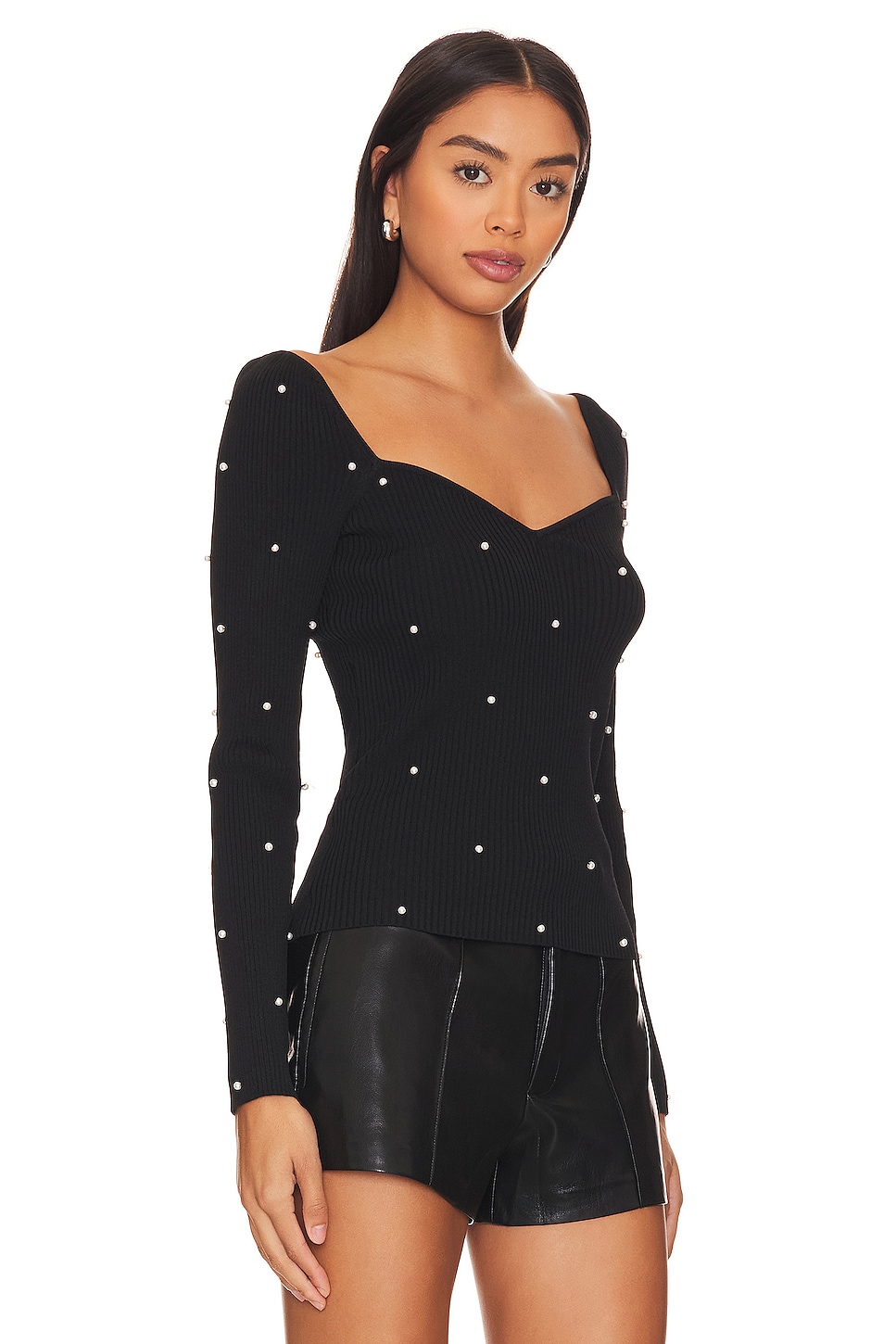Generation Love Marlee Pearl Sweater in Black | REVOLVE