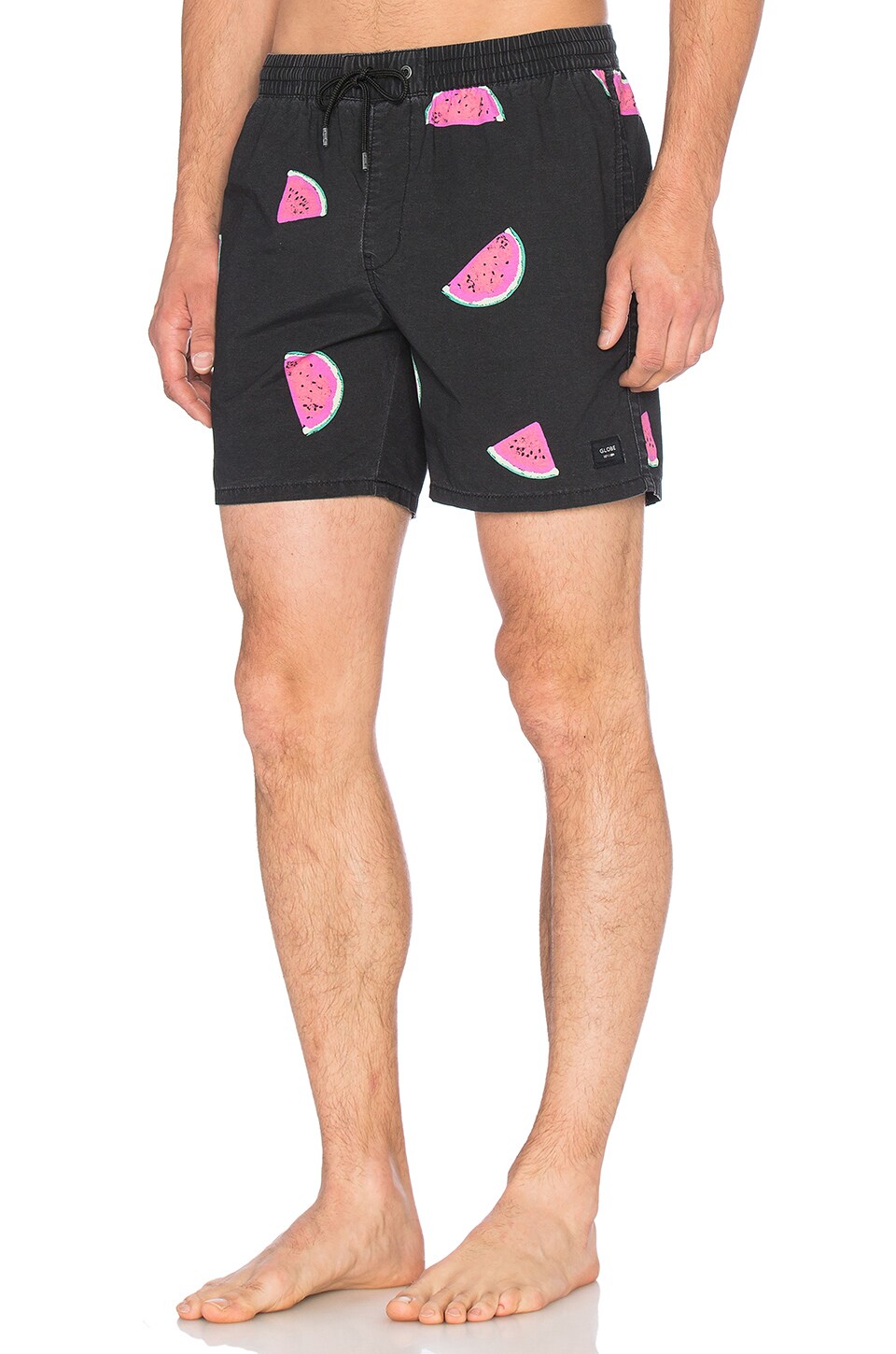 Globe 16.5" Slice Pool Short in Vintage Black | REVOLVE