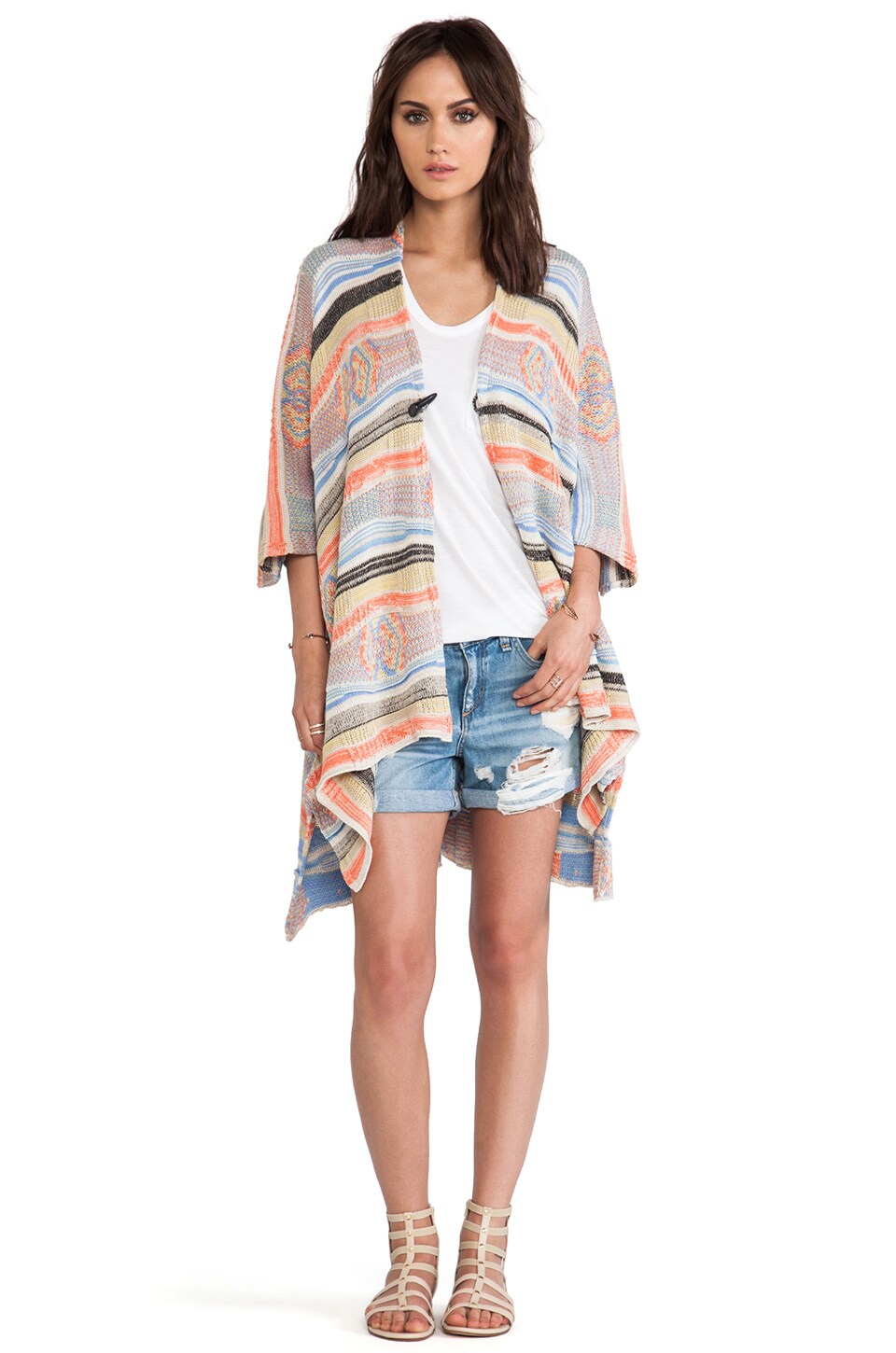 Goddis Paros Wrap Sweater in Desert Spice | REVOLVE