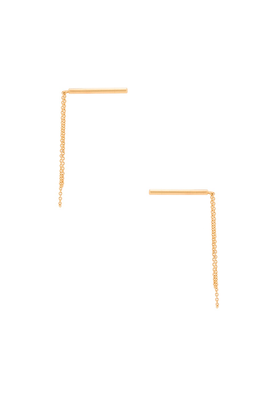 gorjana Nina Ear Climber in Gold Matte | REVOLVE