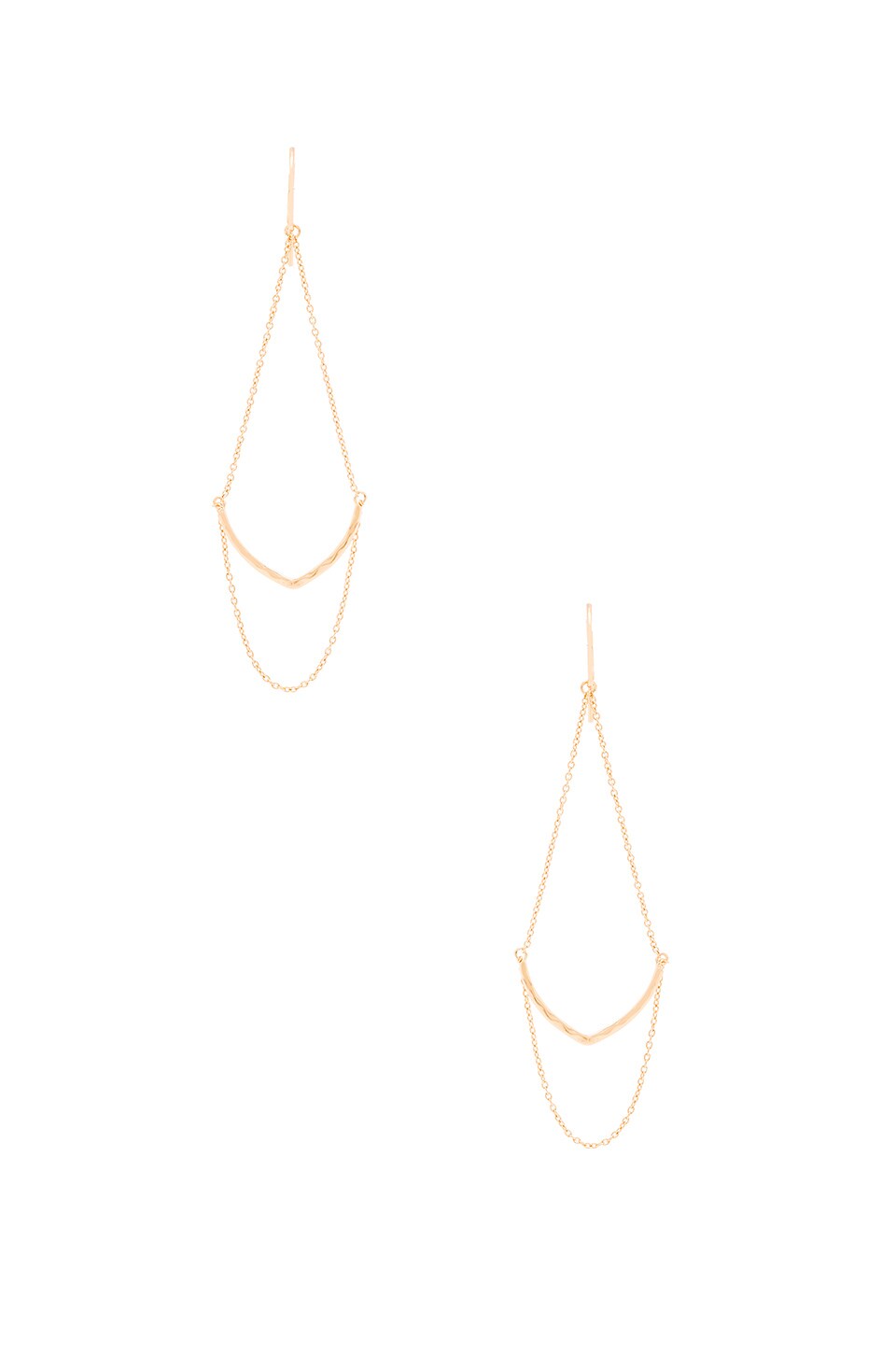 gorjana Amanda Drop Earrings in Gold | REVOLVE