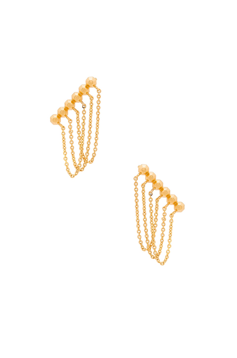 gorjana Gold Rush Ear Climber in Gold | REVOLVE