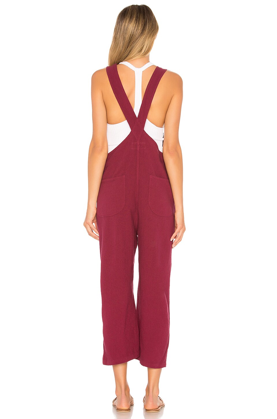 The Great The Easy Overall in Maroon | REVOLVE