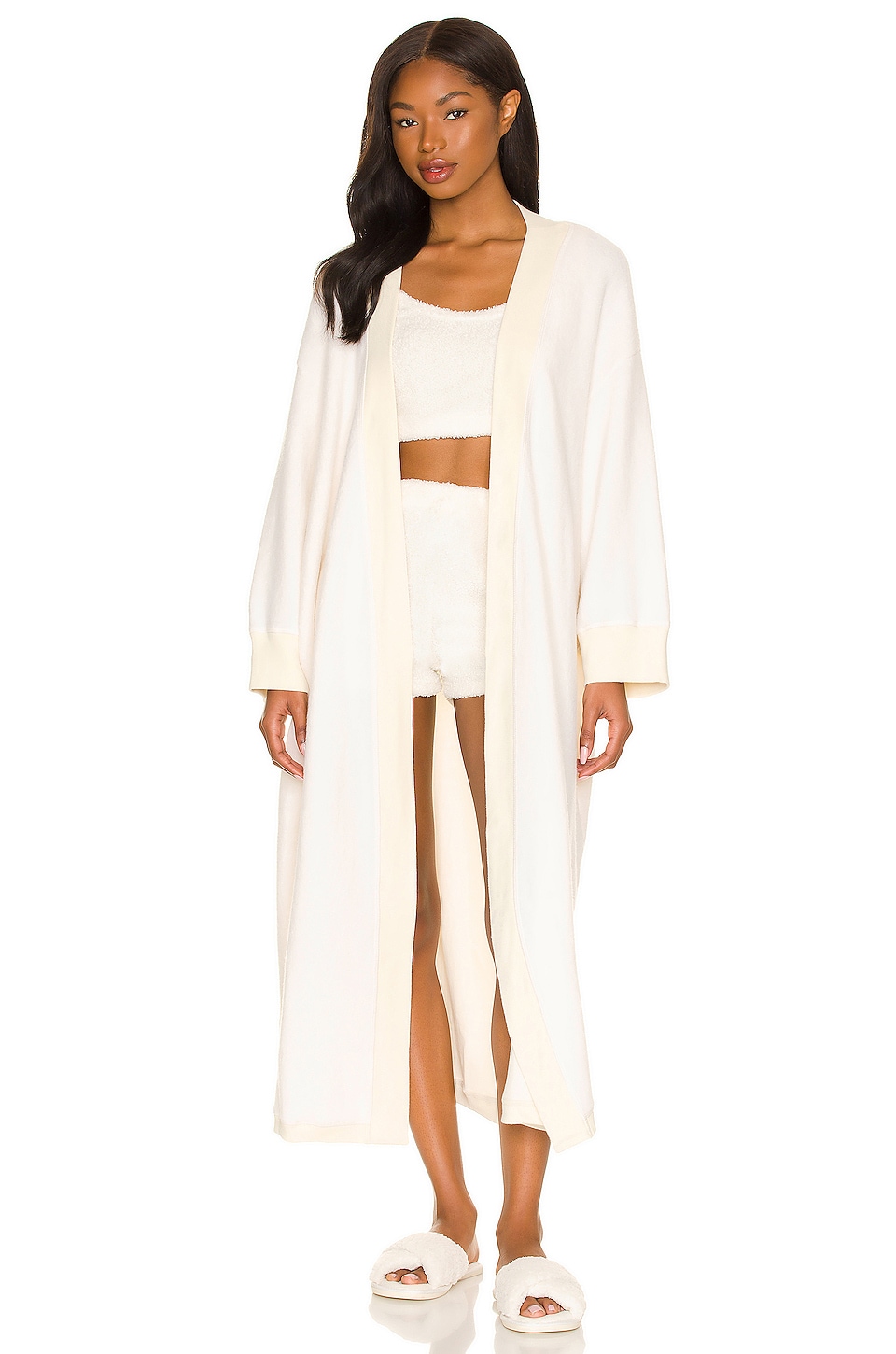 The Great The Sherpa Robe in Cream | REVOLVE