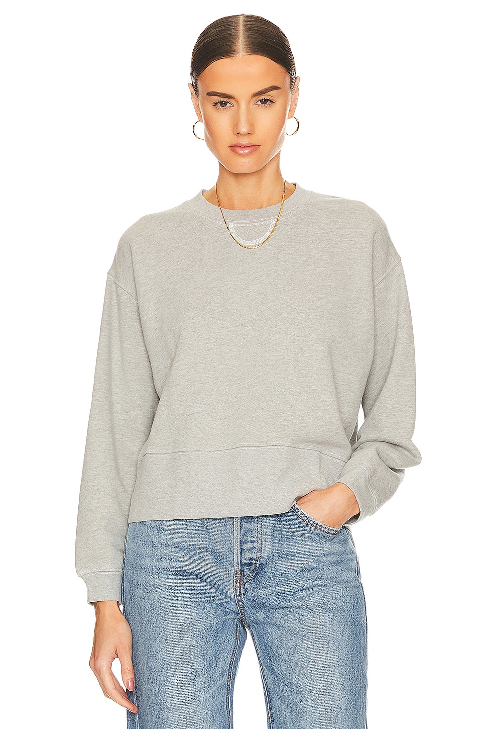 The Great League Sweatshirt in Lofty Heather Grey | REVOLVE