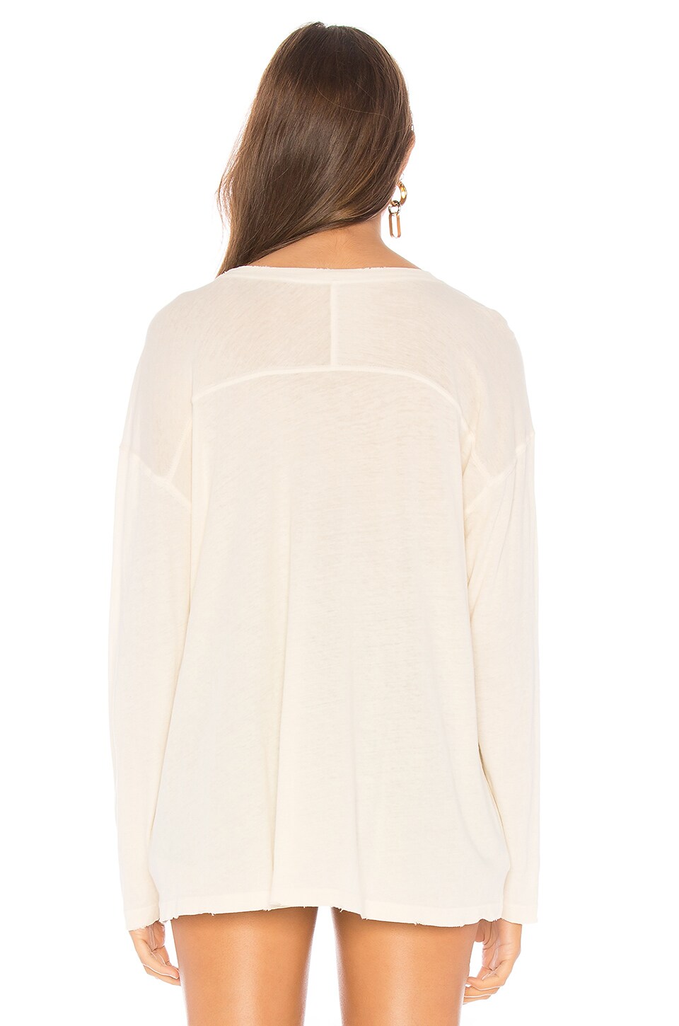 The Great The Sport Tee in Washed White | REVOLVE