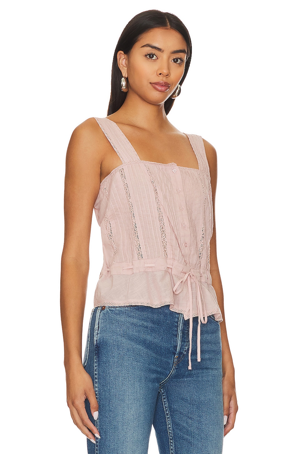 The Great The Victorian Cami in Soft Lilac | REVOLVE