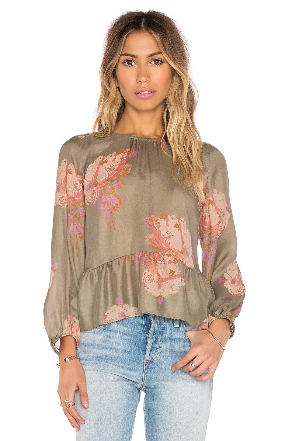 The Great Honey Top in Army Rose | REVOLVE