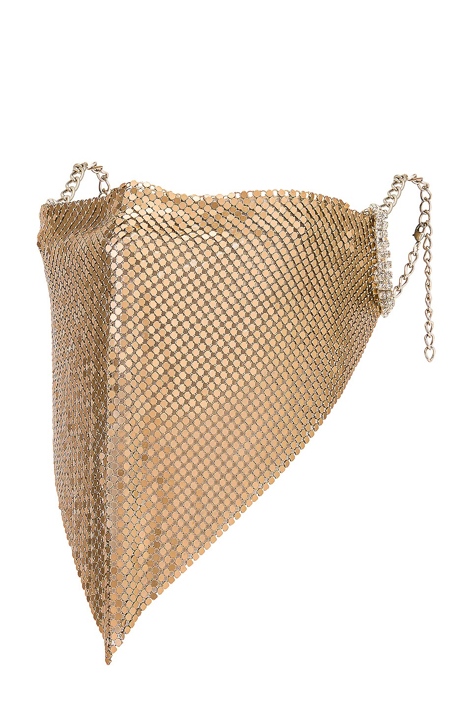 GRLFRND Face Mask in Gold Chainmail | REVOLVE