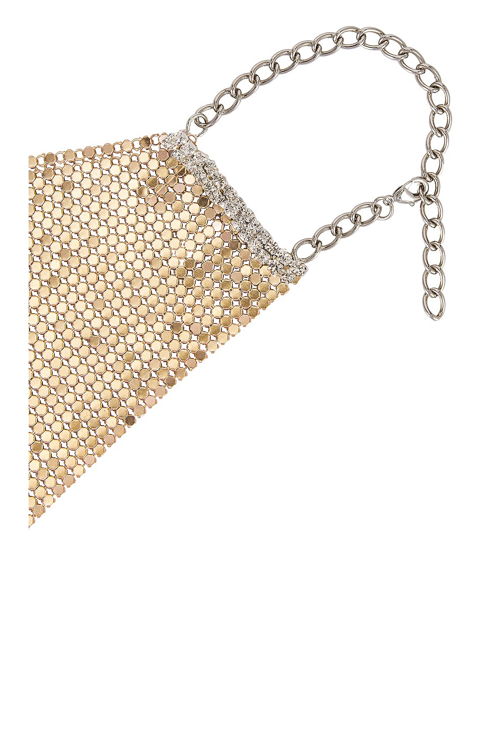 GRLFRND Face Mask in Gold Chainmail | REVOLVE