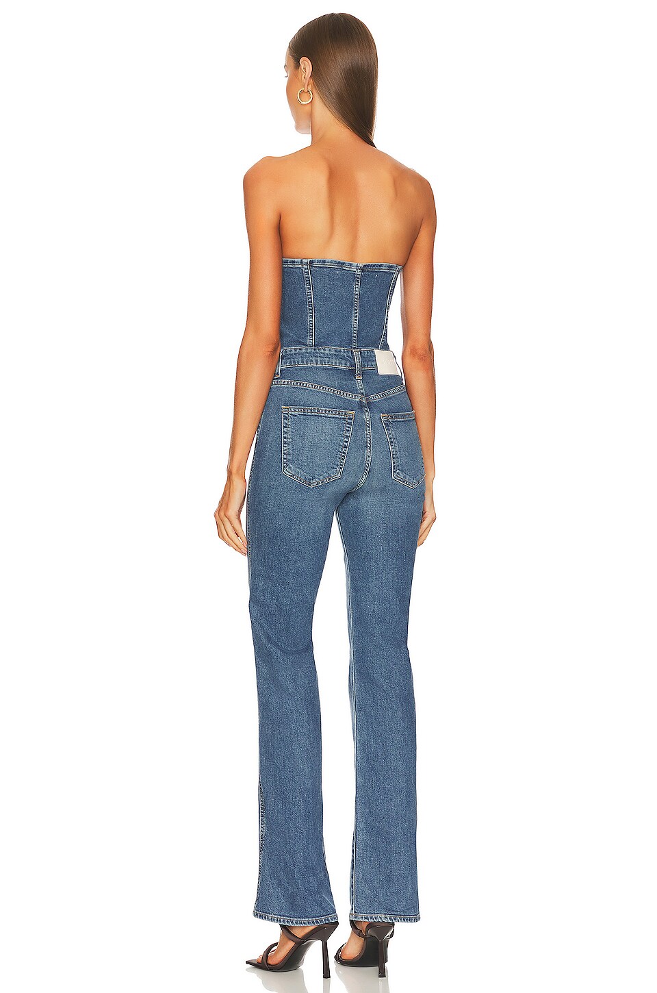 GRLFRND Heidi Strapless One Piece in Pier 7 | REVOLVE