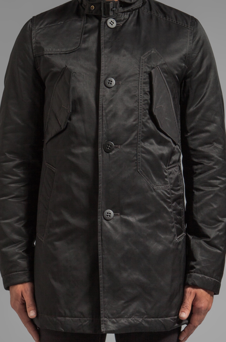 G-Star Atlas Garber Trench in Black | REVOLVE