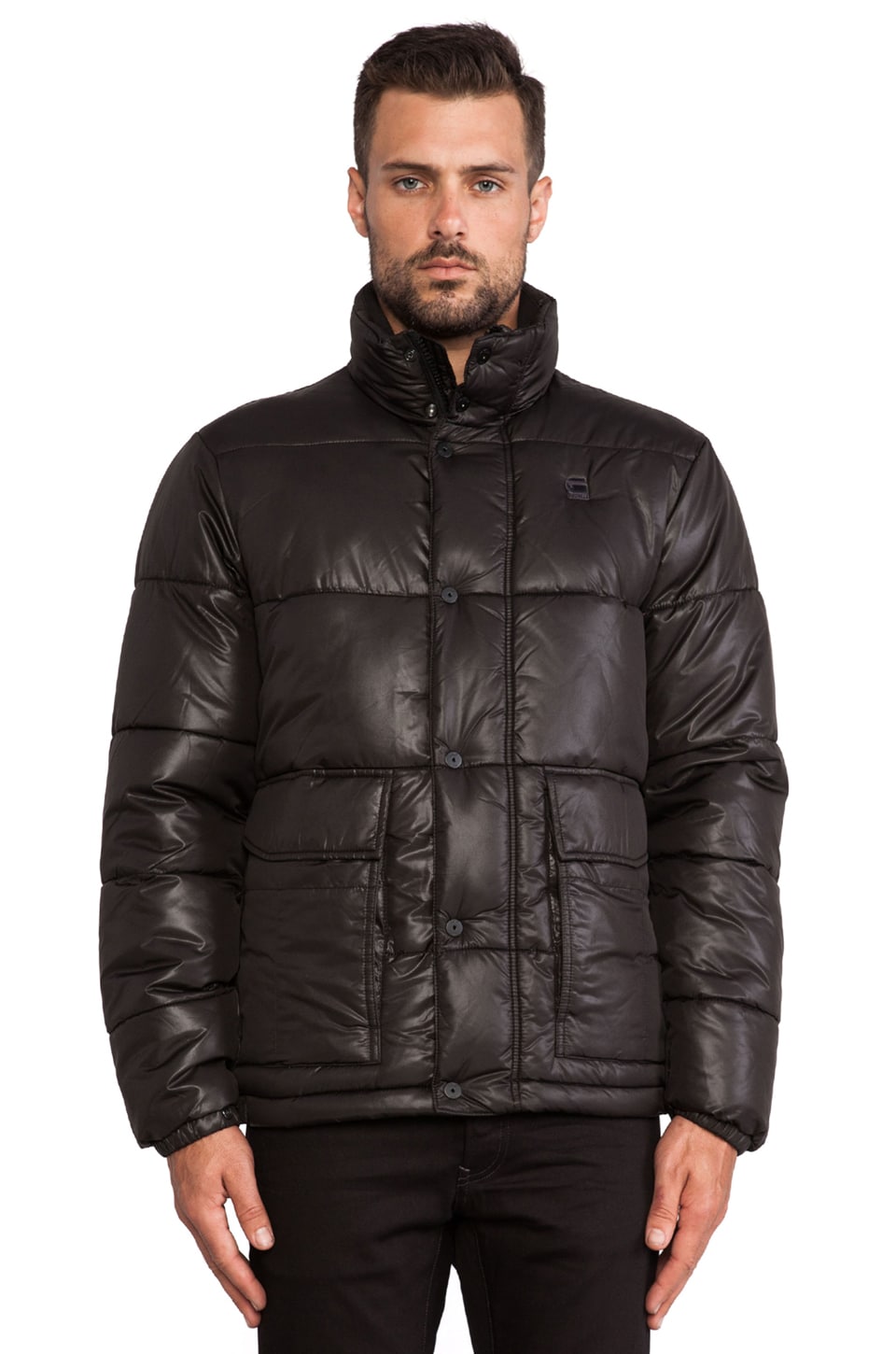 G-Star Bearing Puffer Jacket in Black | REVOLVE