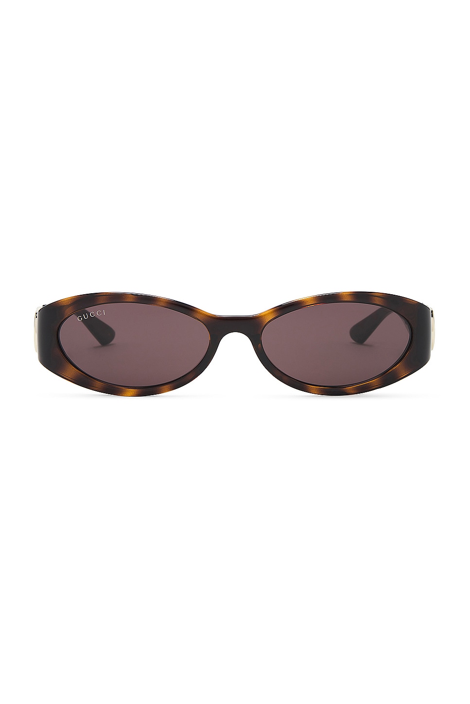 Gucci Hailey Oval Sunglasses in Havana | REVOLVE