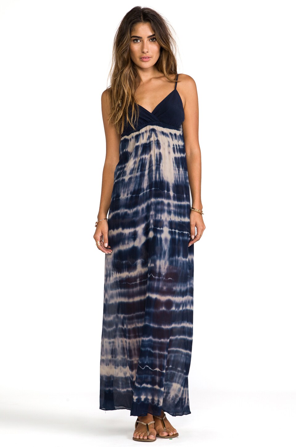 Gypsy 05 Silk Triangle Maxi in Sapphire | REVOLVE