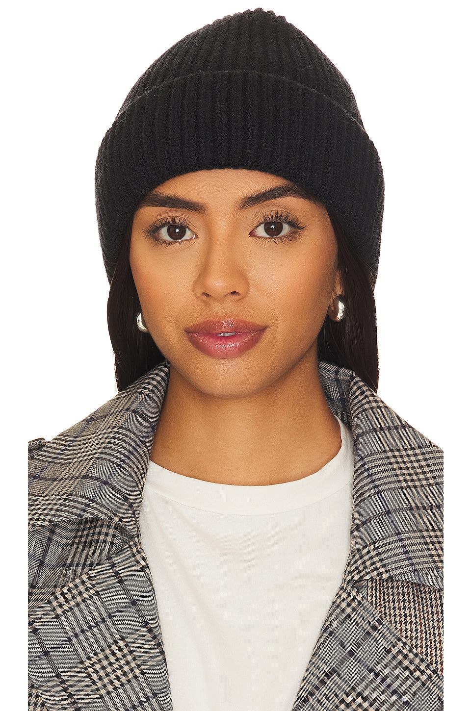 Hat Attack Match Rib Beanie in Black | REVOLVE