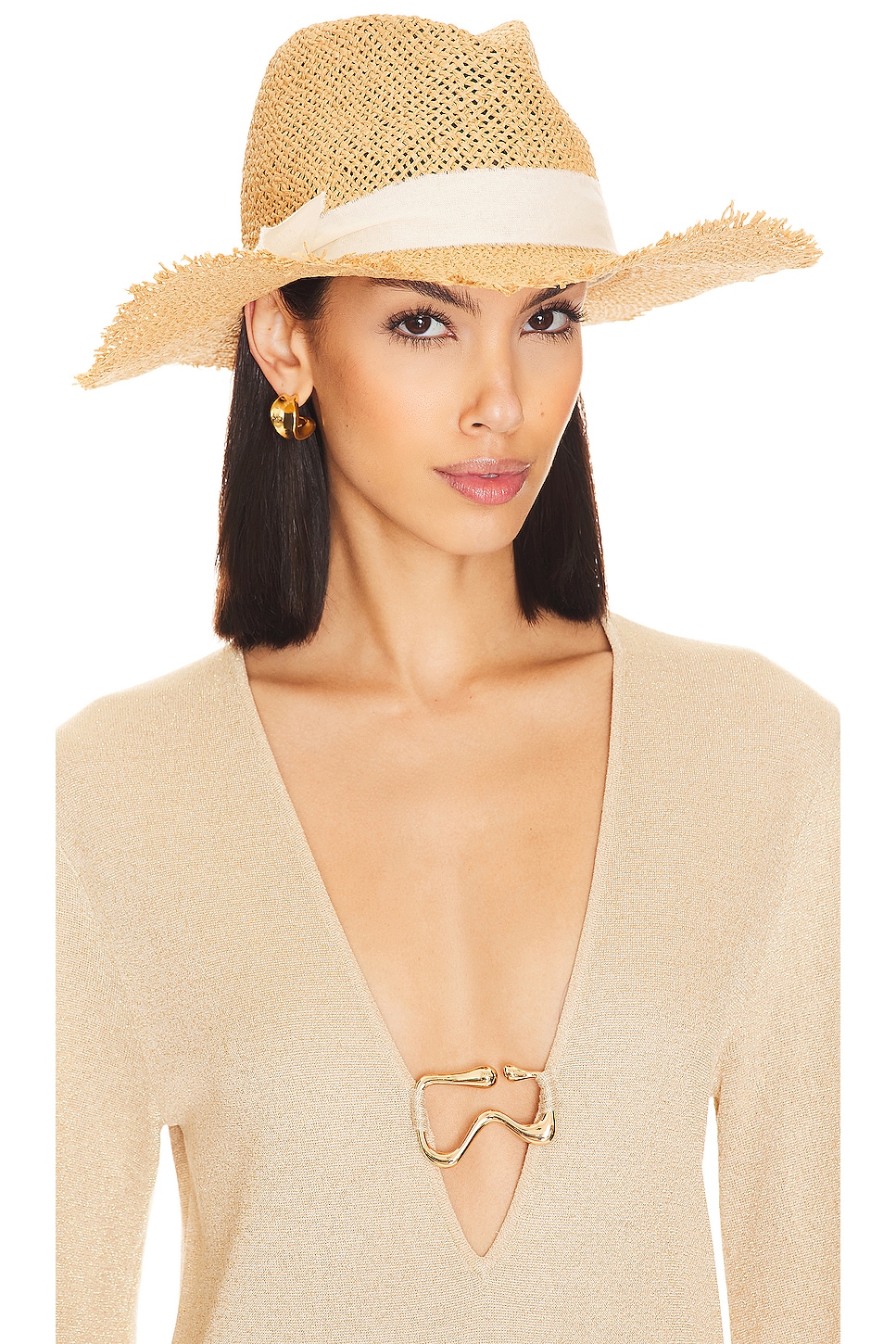 Hat Attack Kayla Rancher in Toast & Ivory | REVOLVE