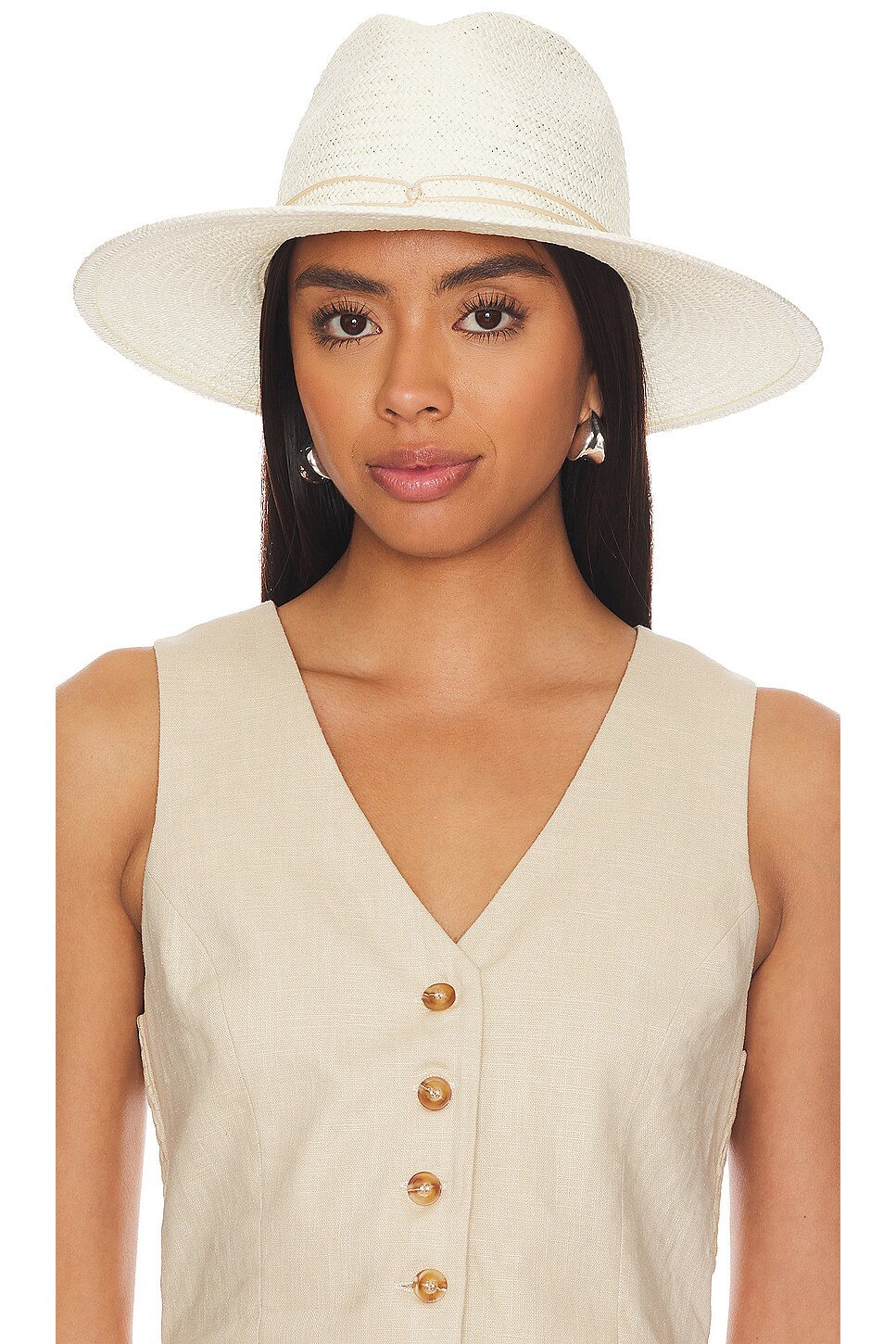 Hat Attack Traveler Continental in Bleach & Tan | REVOLVE