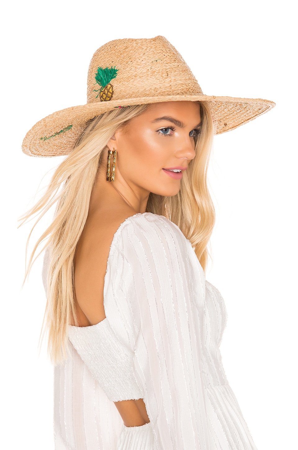 Hat Attack Tropical Party Continental Hat in Multi | REVOLVE