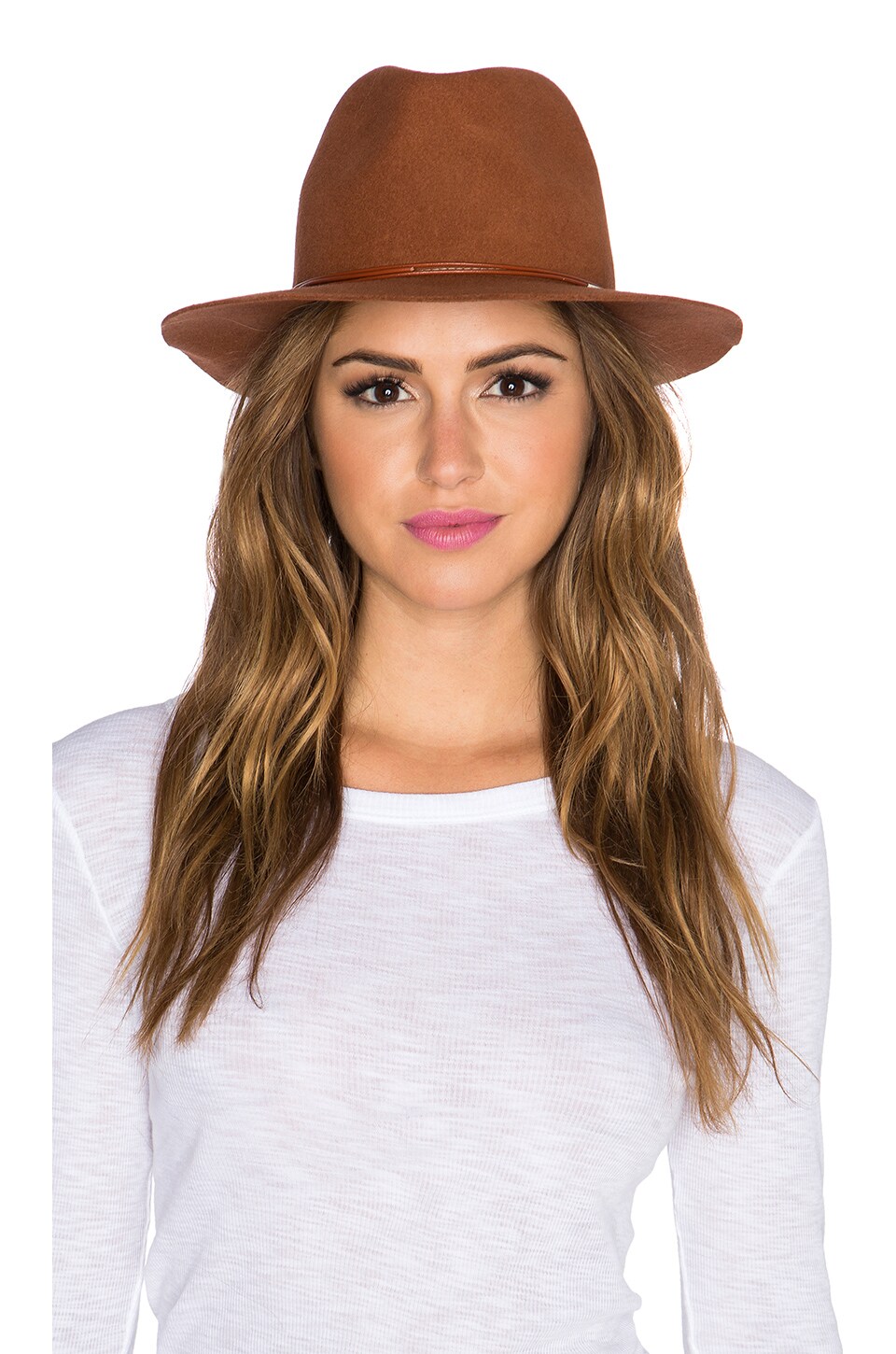 Hat Attack Avery Modern Hat in Rust & Rust Cord | REVOLVE