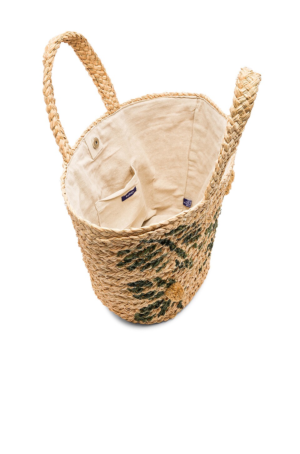 Hat Attack Painted Palm Tote in Natural | REVOLVE